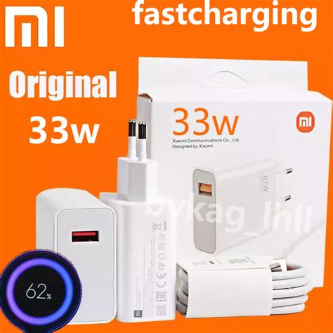 Jual Charger Xiaomi Original Fast Charging Xiaomi Type C Charger Xiaomi Watt Fast
