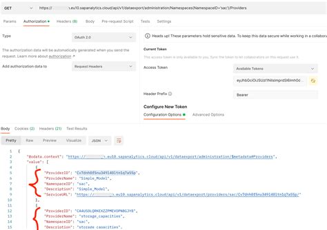 Data Export API A Tour Of The API SAP Community