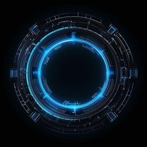 Premium Photo Abstract Hud Gui Ui Circular Shape