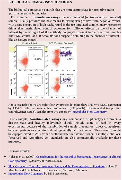 BIOLOGICAL CONTROL Flowcytometryfacts