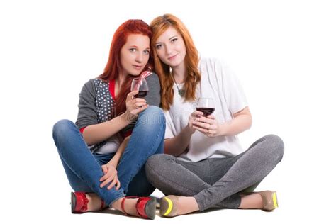 Two Redhead Women Stock Image Image Of Glamour Lovely