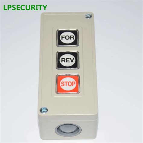 lpsecurity manual push button switch for barrier gates and gate openers