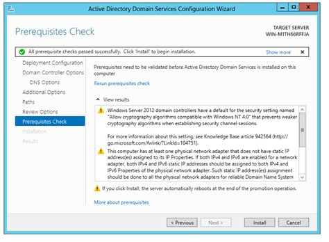 How To Install Active Directory In Windows Server 2012 Password Recovery