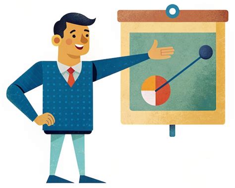 Premium Photo A Man Pointing To The Presentation Pointer