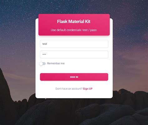 Flask Material Kit Cicd Open Source Starter