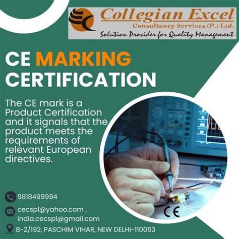 Ce Certification Services In New Delhi Id 2853966642873
