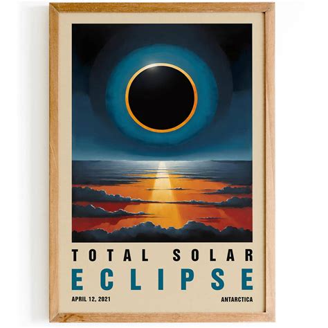 Solar Eclipse Antarctica Poster Hypesheriff