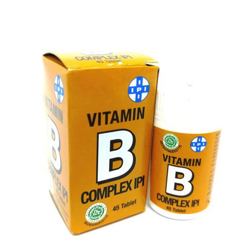 Jual Vitamin B Complex Ipi Untuk Kebutuhan Vitamin B Kompleks 45