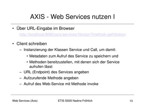Ppt Web Services Axis Powerpoint Presentation Free Download Id