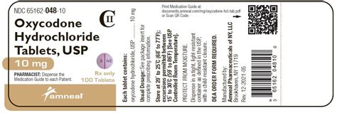 Oxycodone Fda Prescribing Information Side Effects And Uses