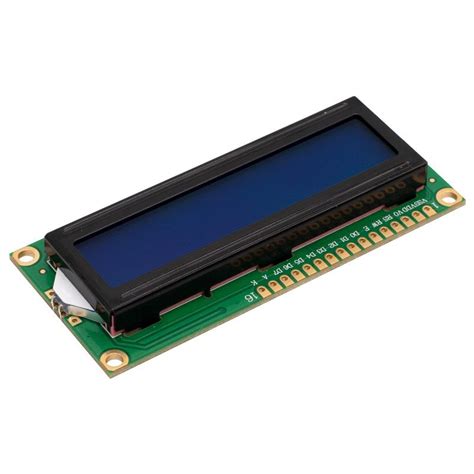 Paquete 5 Piezas Display LCD 16X2 Fondo Azul Caracteres Blanco TresD