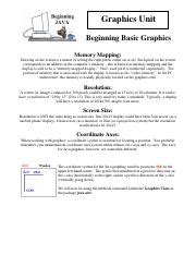 Page Drawing Methods Pdf Graphics Unit Beginning Basic Graphics Memory Mapping Drawing On