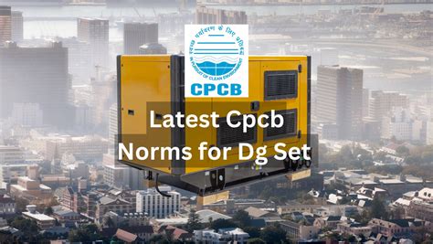 Cpcb Norms For Dg Set Stack Height A Comprehensive Guide