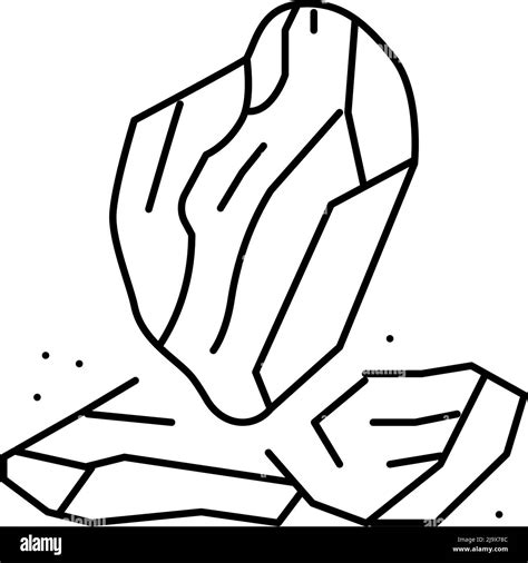 Amphetamines Drug Line Icon Vector Illustration Stock Vector Image