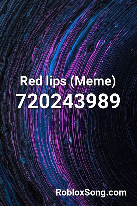Red Lips Meme Roblox Id