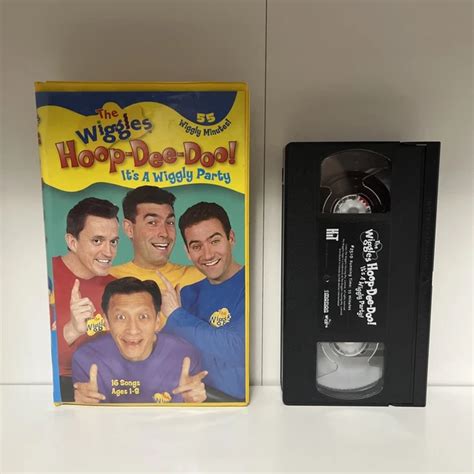 The Wiggles Hoop Dee Doo Its A Wiggly Party Vhs Good Condition Vhs Hit