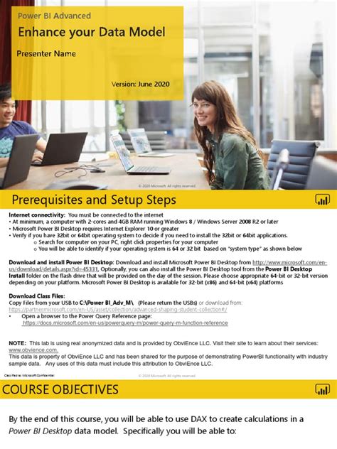 Powerbi Advmodeling Classslides Attendee Download Free Pdf 64 Bit Computing Data
