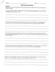 MLA Work Packet Pdf Name Date ML A Practice Worksheet Section Using The Information From