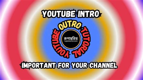 how to make intro and outro for youtube video l l intro and outro video
