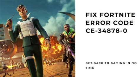 Fixed Fortnite Error Code CE PS Crashing Issue