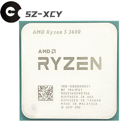 Amd Ryzen 5 3600 R5 3600 Six Core Twelve Thread 36 Ghz Cpu Processor Amd Ryzen 5 3600 R5 3600 Six Core Twelve Thread 36 Ghz Cpu Processor