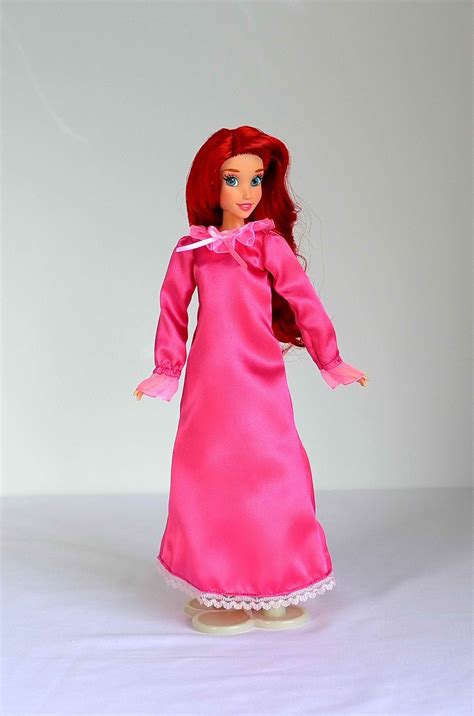 Ariel Inspired Doll Sleep Gown Fits 115 Or 17 Inch Dolls Etsy