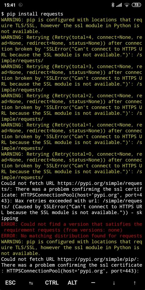 Help Please Pip Install Error In Termux Rtermux