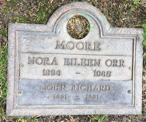 Nora Eileen Orr Moore 1898 1985 Find A Grave Memorial