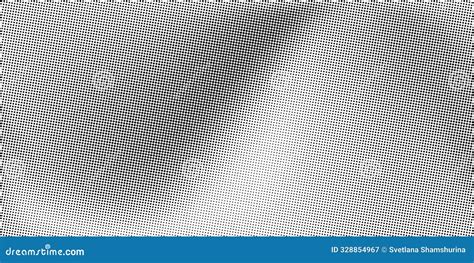 Black And White Halftone Small Dots Pattern Vintage Abstract Vector Wavy Background Stock