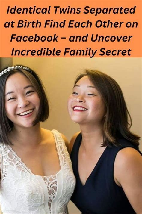 Identical Twins Separated At Birth Find Each Other On Faceb