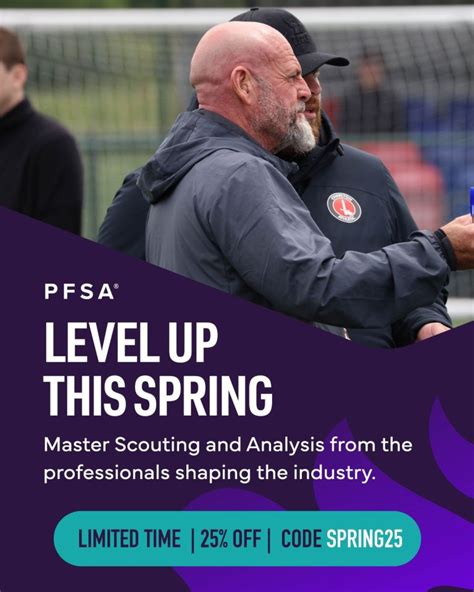 Pfsa Football Analysis Programme The Pfsa