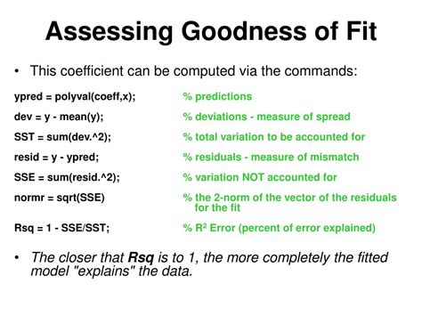Ppt Matlab Training Session 11 Nonlinear Curve Fitting Powerpoint