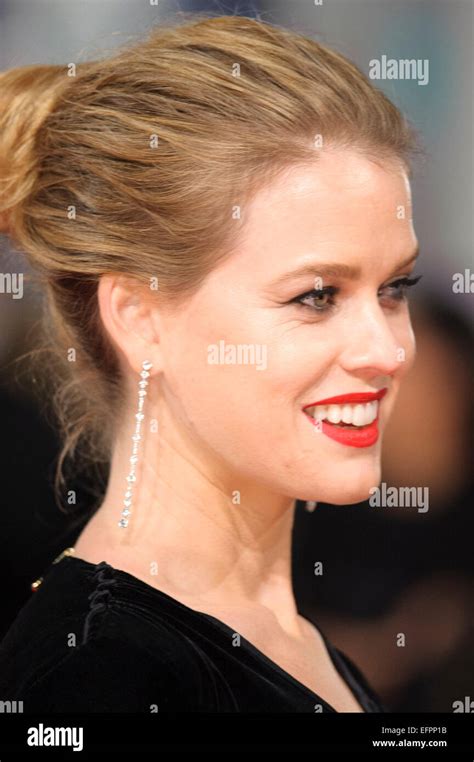 Alice Eve Arrives On The Red Carpet For The Ee British Academy Film