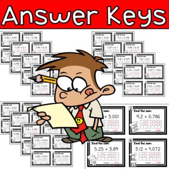 Adding Decimals Task Cards By Martha S Resource Corner TpT