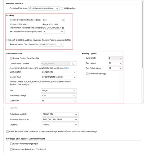 Fpga 实现ddr4的ip设置说明 （2）fpga高速接口开发 Csdn专栏