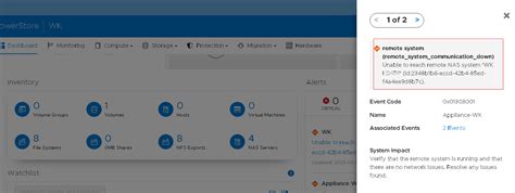 Powerstore Add Remote System Results In File Not Ok Unable To Reach