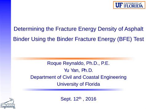 Pdf Determining The Fracture Energy Density Of Asphalt The Fracture Energy Density Of