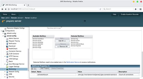 Jmx Notification Configuration Payara Community Documentation