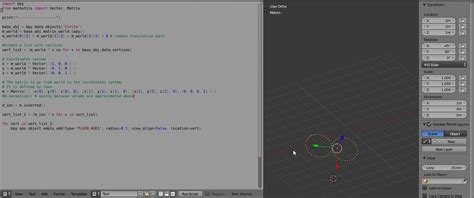 Scripting Align An Array Of Vertices To Vectors With Python Blender Stack Exchange