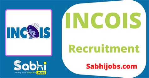 INCOIS Jobs Notification 2025 Apply Online For 39 Research Associate Junior Research Fellow