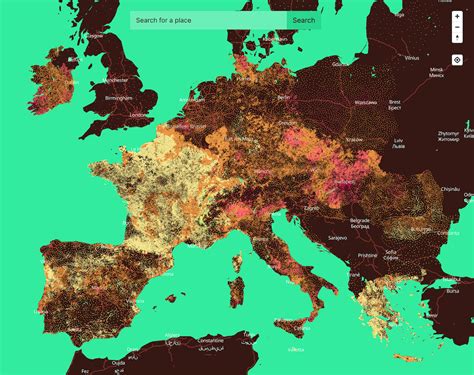 Temperature Map Europe Погодная карта и