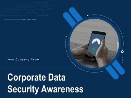 Corporate Data Security PowerPoint Presentation And Slides PPT Sample SlideTeam