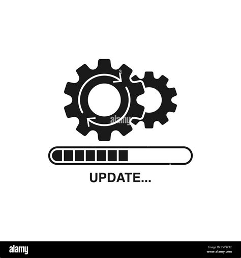 Loading Process Update System Icon Concept Of Upgrade Application Progress Icon For Graphic