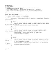 MathClassLab Java Package School Shrey Parekh Complete The Main Method Below
