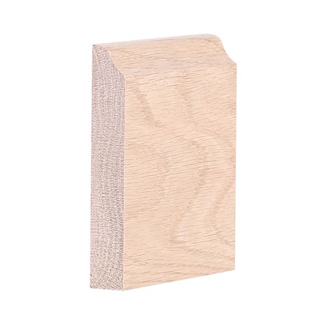 58 X 4 White Oak Tall Colonial Baseboard B206