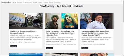 GitHub LAXMAND NewsMonkey App This Is A React Based News Application Which Has Various