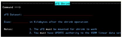 Z OS ZFS ISPF Tools Open Mainframe Project