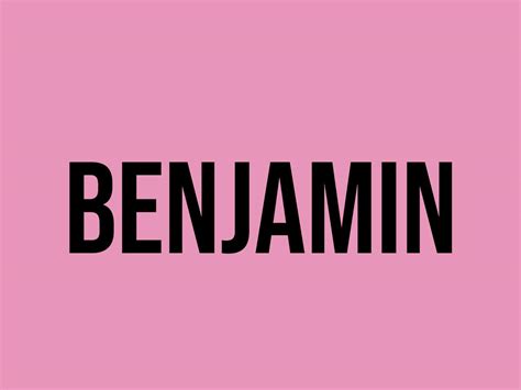 What Does Benjamin Mean Meaning Uses And More FluentSlang