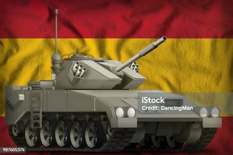 스페인 국기 배경에 가벼운 탱크 Apc 3 차원 일러스트 레이 션 군사에 대한 스톡 사진 및 기타 이미지 군사 기 대포 Istock