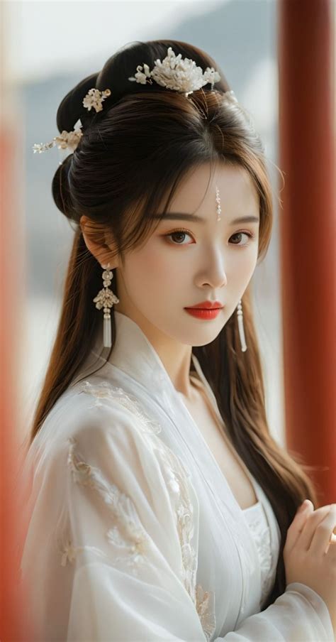 Graceful Hanfu Simplicity Chinese Hairstyle Hanfu Hairstyles